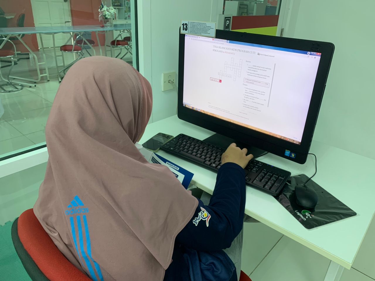 PROGRAM CUTI SEKOLAH – TEKA SILANG KATA KDB – NADI Kampung Dato' Ahmad Said Tambahan 2